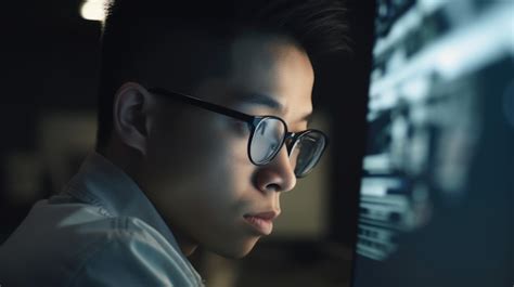 Premium Photo Computer Engineer Male Asian Young Adult Developing