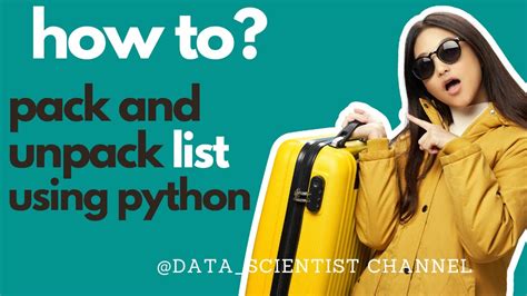 how to unpack lists join method python basics to advanced youtube