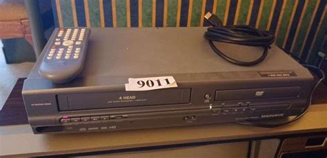 Magnavox Vcr Dvd Player With Remote Vintage Zenith Tv Mark Van