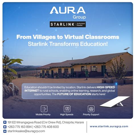 Aura From Remote Villages To Virtual Classrooms Starlink Is Transforming Education With High