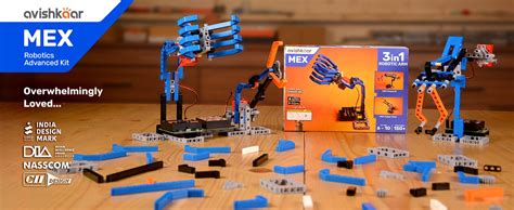 Mex 3 In 1 Robotic Arm Kit Avishkaar
