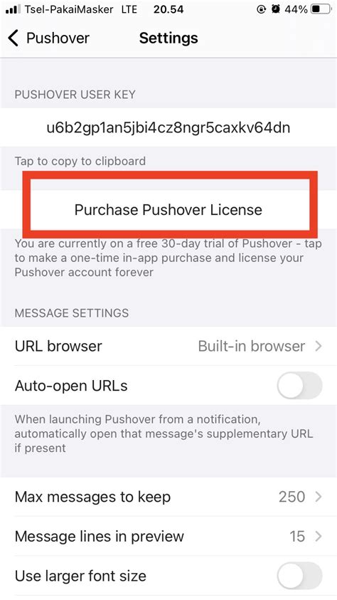 Pushover Notifications Vidcalls