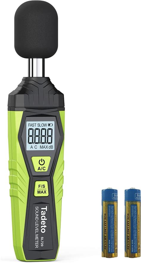 Decibel Meter Tadeto Digital Sound Level Meter Portable Spl Meter 30db To 130db Max Data Hold