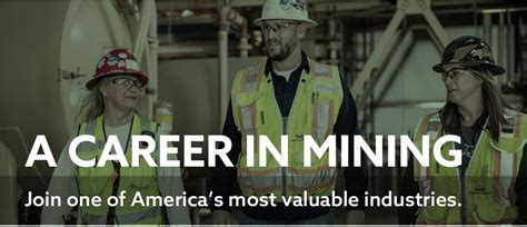 Infographic A Career In Mining National Mining Association