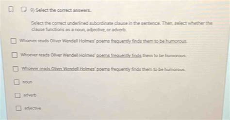 Solved 9 Select The Correct Answers Select The Correct Underlined