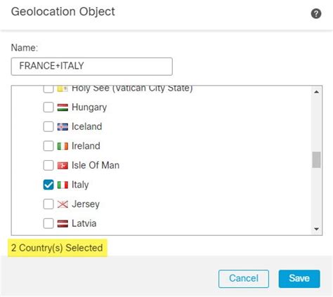 Using The Firepower Geolocation Blue Network Security