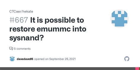 it is possible to restore emummc into sysnand · issue 667 · ctcaer