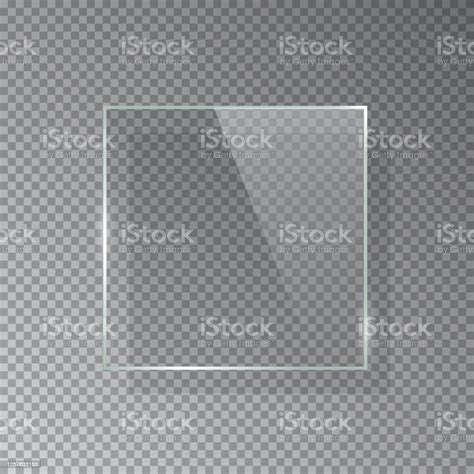 회색 투명 배경에 격리 된 사실적인 3d 사각형 유리 프레임 창조적 인 테두리 플레이트 개체 직사각형 사각형 프레임 워크 0명에