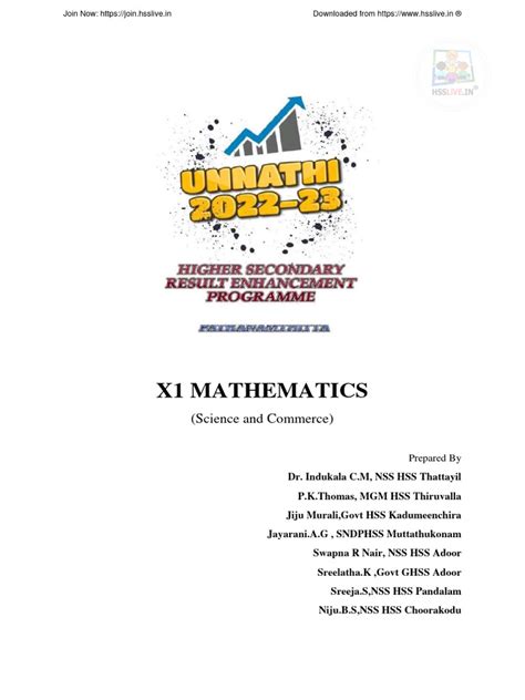 Hsslive Hss Xi Maths Eng Pdf Mathematical Notation Mathematical Logic