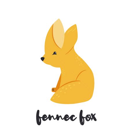 흰색 바탕에 귀여운 오렌지 페넥 여우 지금 여우 아이들 Png 일러스트 및 벡터 에 대한 무료 다운로드 Pngtree