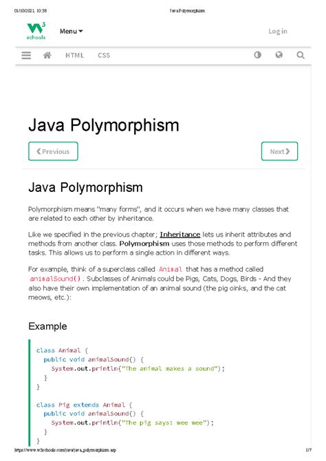 Java Polymorphism For Beginners To Get Familiar With Concepts Covered