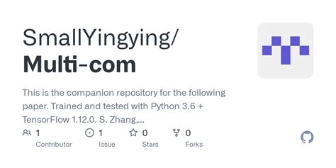 GitHub SmallYingying Multi This Is The Companion Repository For The Following Paper
