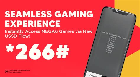 Seamless Gaming Experience Instantly Access Mega6 Games Via New Ussd