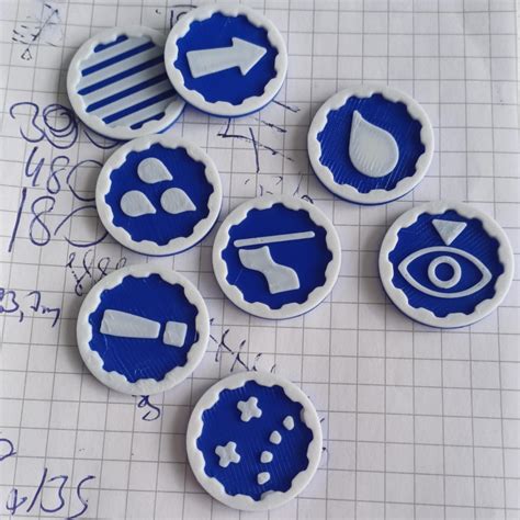 3d Print Of Game Token Project One Page Rules Tokens By Michaelwinterling