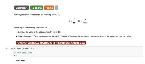 Solved Question 1 15 Points 7 Mins Write Python Code To