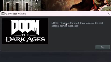 Doom The Dark Ages Gpu Drive Error Possible Fixes Explored Deltias Gaming