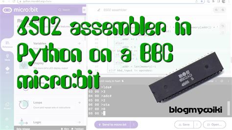 6502 Assembler In Python On A Microbit Youtube