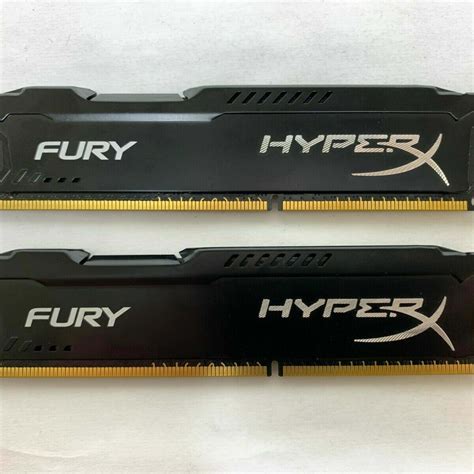 Kingston Hyperx Fury Black Series 8gb 1333mhz Ddr3 Cl9 Dimm Kit Of 2x