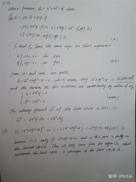 solutions for applied nonlinear control chapter 3 exercise 应用非线性控制 课后