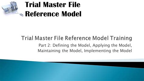 Tmf Reference Model Training Part 2 Youtube