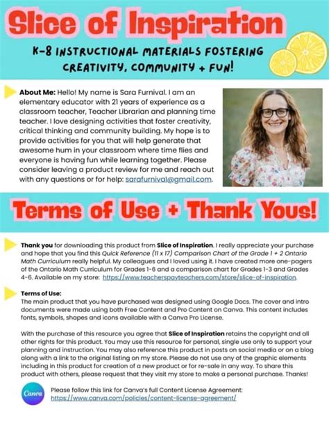 Grade 1 2 Ontario Math Curriculum Comparison Chart Quick Reference 11 X 17