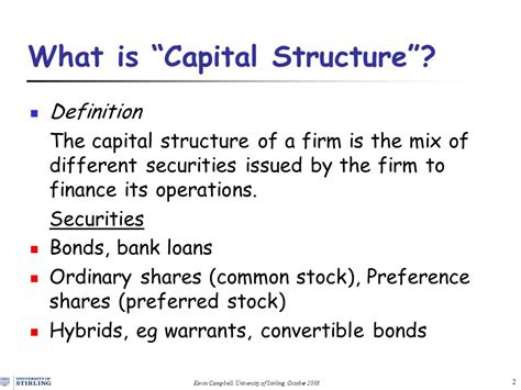 Capital Structure Definition Types Importance And 56 Off