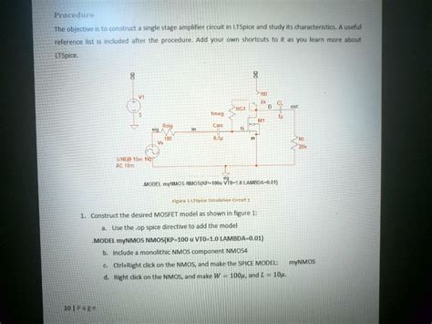 Solved Please Help Me On How To Run This Correctly Using Ltspice Using