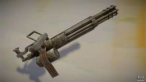 Rusted Minigun Para GTA San Andreas