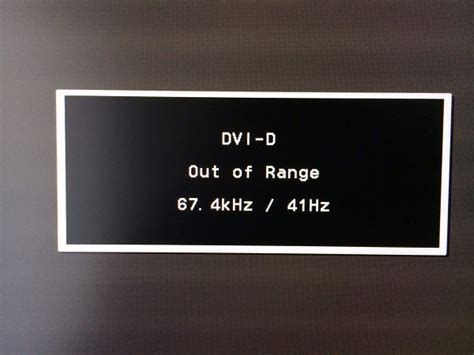 how to fix out of range monitor ltech