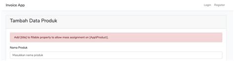 Membuat Aplikasi Invoice Laravel 57 2 Manajemen Produk Daeng Web