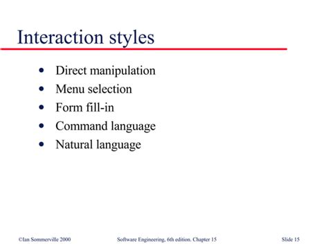 User Interface Design In Software Engineering SE PPT Operating Systems Computer Software