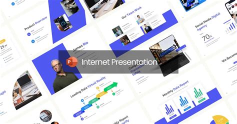 Cyber Security Internet Powerpoint Template Incl Technology And Digital Envato