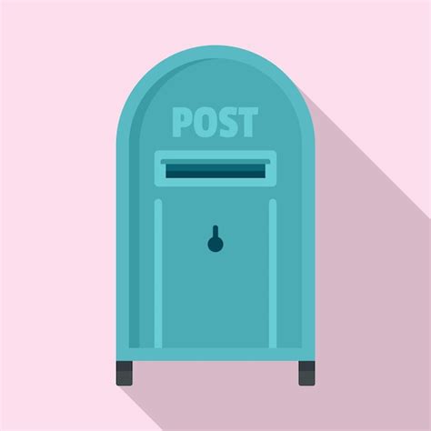 Premium Vector Street Post Box Icon Flat Illustration Of Street Post Box Vector Icon For Web