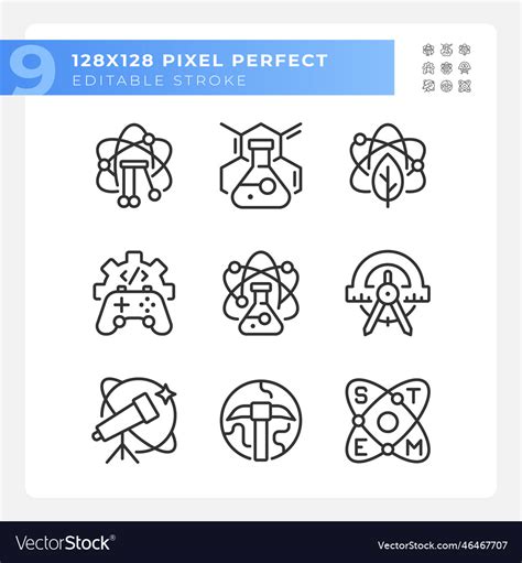 Opportunities Of Stem Education Pixel Perfect Vector Image