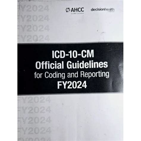 icd 10 cm official guidelines for coding and reporting 2024 inspire