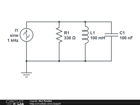 RLC Parallel CircuitLab