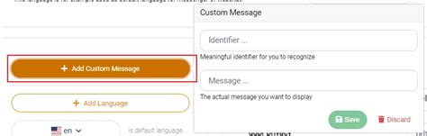 Settings System Messages