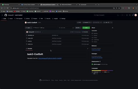 Shatayu Khante On Linkedin Codsoft Webdevelopment Calculatordesign Particlejs