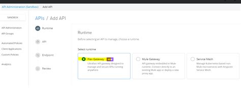 Mulesoft Anypoint Flex Gateway Overview