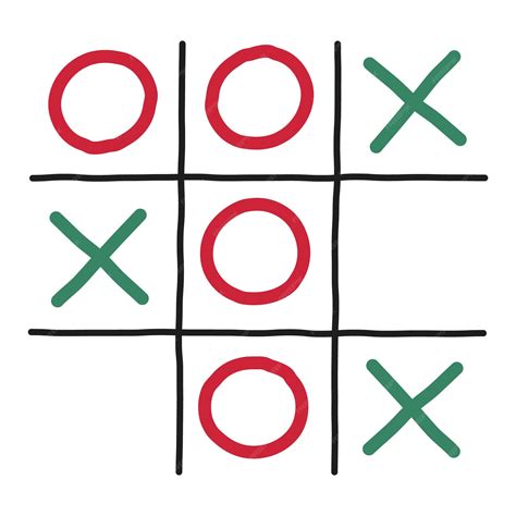 Premium Vector Tic Tac Toe Game Vector Illustration In A Flat Style