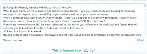 building an seo friendly website with react facts and features