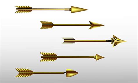 Premium Vector Antique Bow And Arrow Isolated On White Background