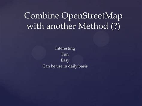 Mapping Flood Poi Using Osm And Photovoice Ppt