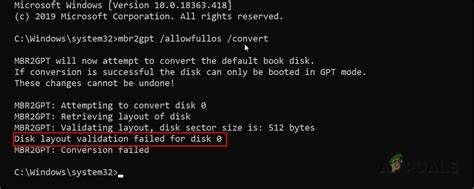 FIXED MBR GPT Conversion Failed On Windows