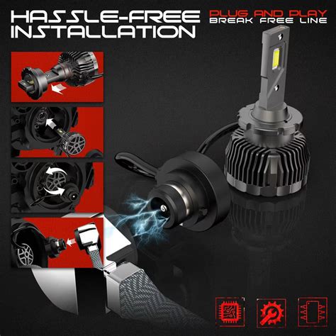 D2S / D2R 35W LED ExtraLight +300%, 2x8600LM lemputės 6500K - autoledai.lt
