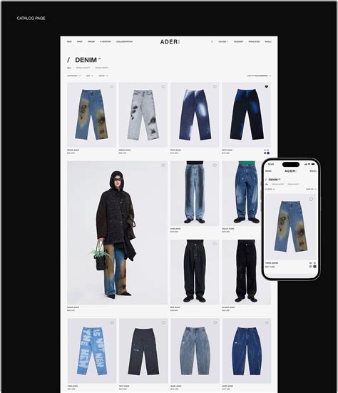 Ader Error — Online Storee Commerce On Behance