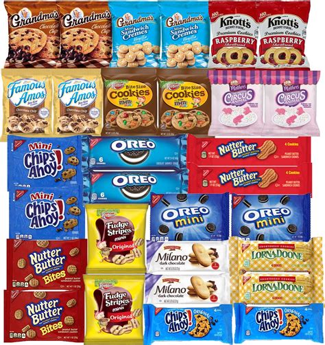 Cookies Individually Wrapped Variety Pack Cookies Bulk