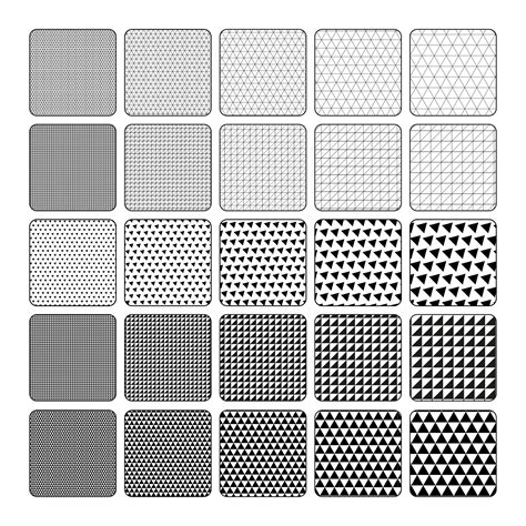 Illustrator Pattern Library Triangle Patterns Post Digital Architecture
