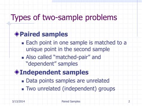 Ppt Paired Samples Powerpoint Presentation Free Download Id 471777