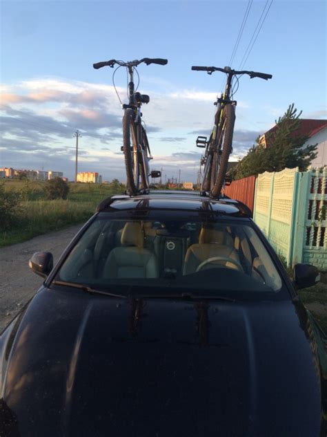 Крепления велосипедов на крышу — Volvo S80 (2G), 2,5 л, 2010 года ...